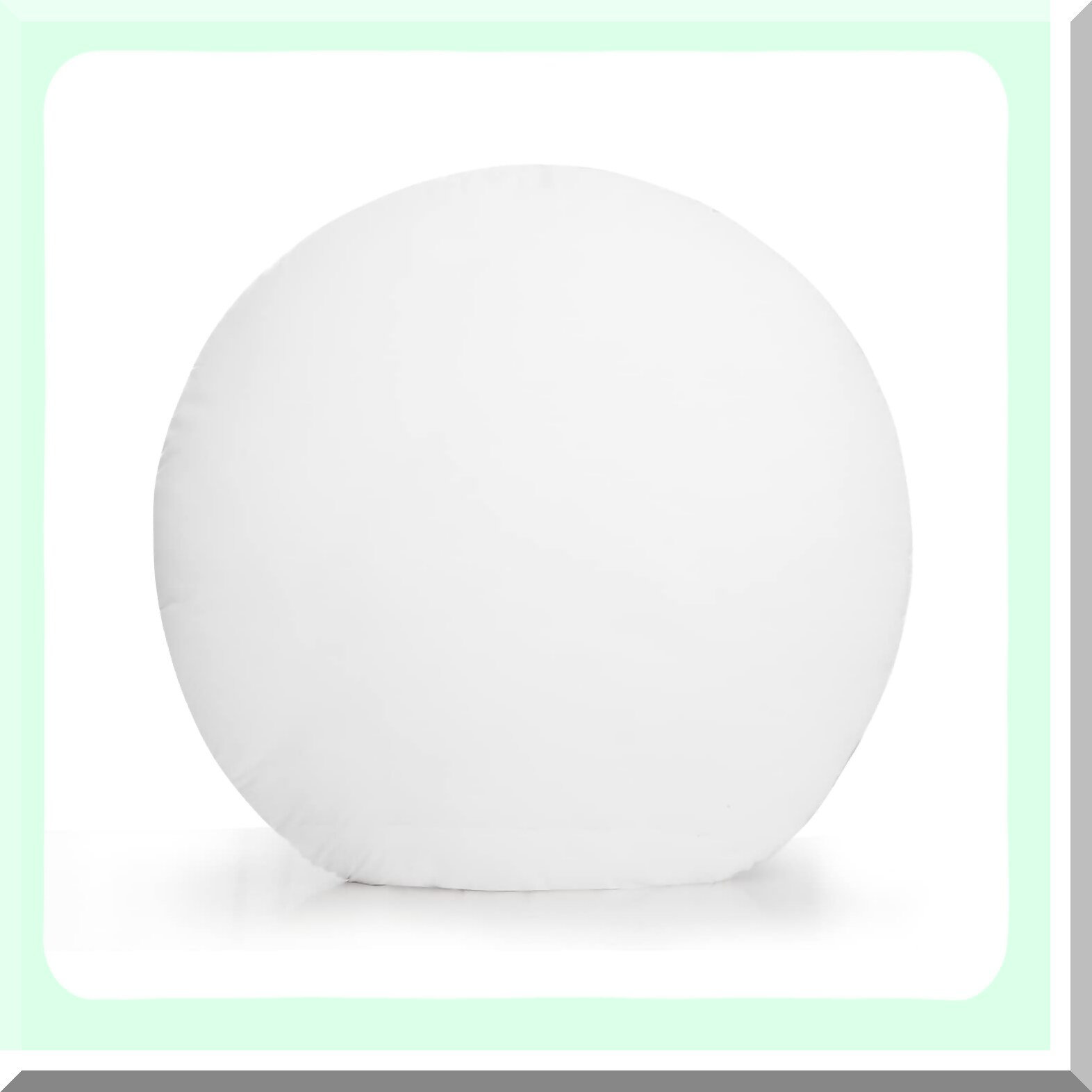 BRBCA Square Round Pillow Insert - Plush Cushion Stuffer - Decorative ...