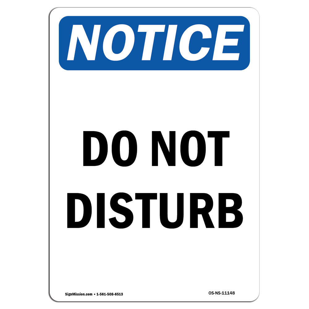 SignMission Osha Notice - Do Not Disturb Sign - Wayfair Canada