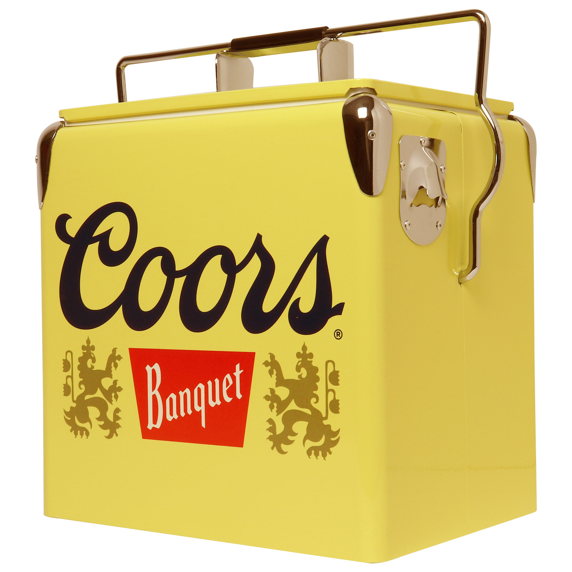 Coors Light Coors Banquet Retro Ice Chest Cooler with Bottle Opener 13L ...