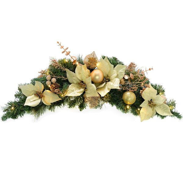 The Seasonal Aisle Lighted Swag with Lights & Reviews | Wayfair.co.uk