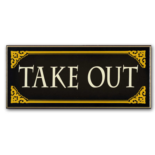 ThousandOaksBarrelCo. Take Out Sign | Wayfair