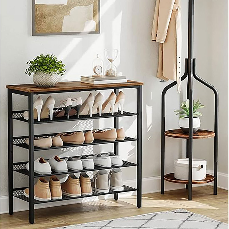 Rebrilliant 20 Pair Shoe Rack | Wayfair