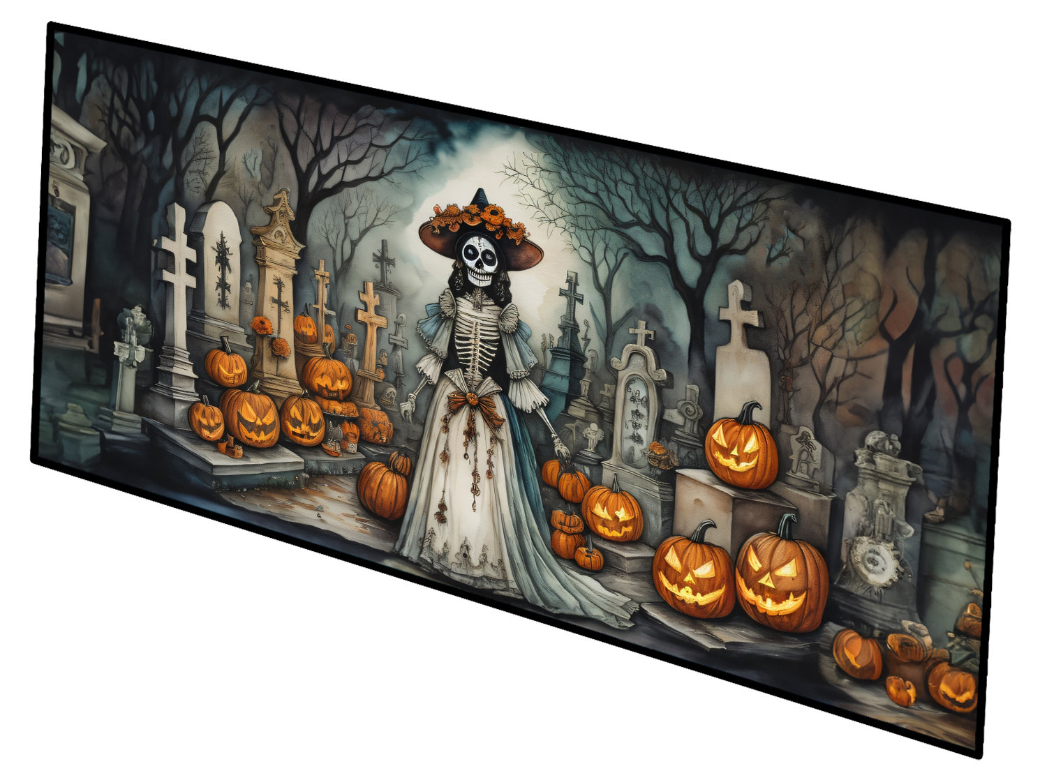 The Holiday Aisle® La Catrina Skeleton Spooky Halloween Indoor ...