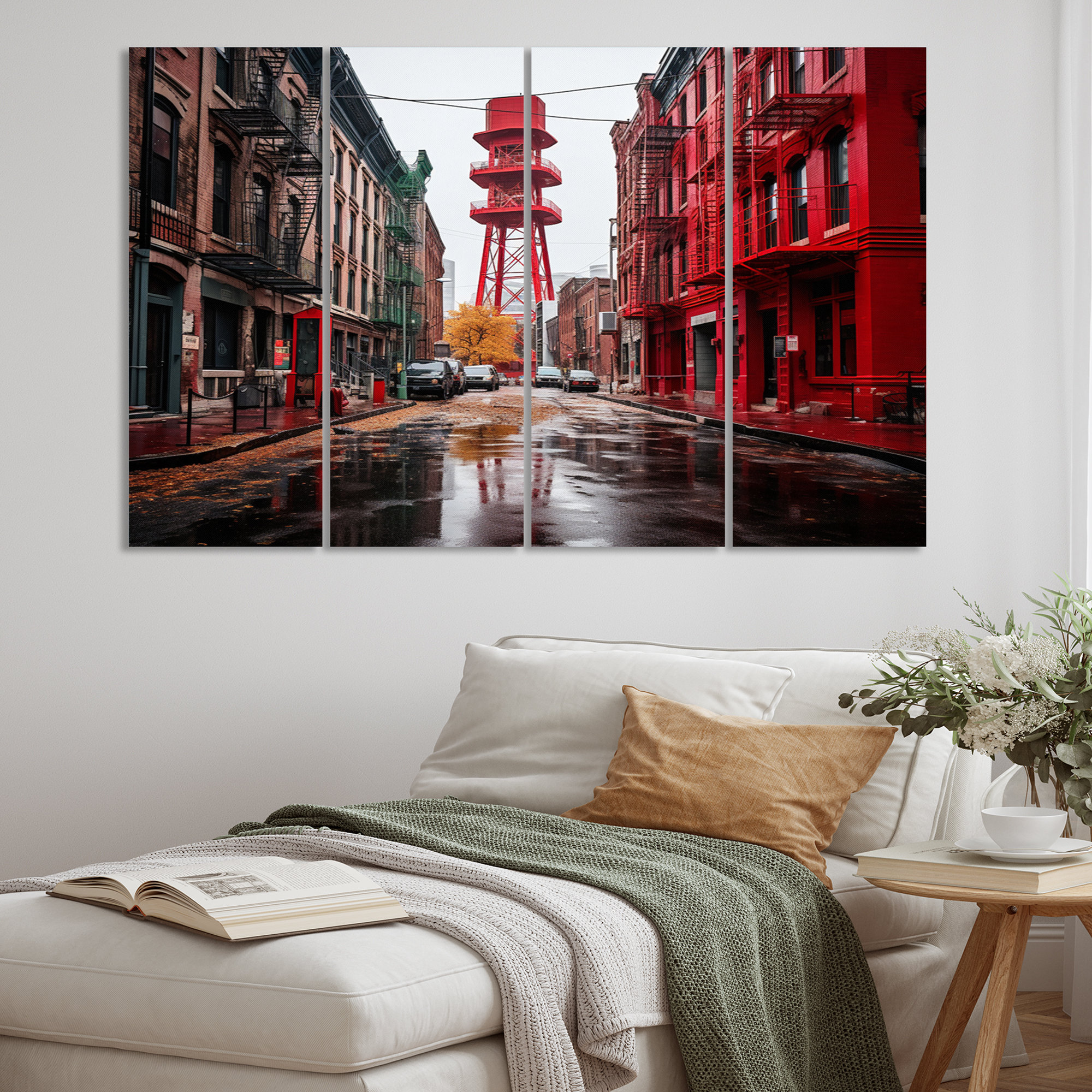 Design Art Canada Montreal Melodies III - Cityscapes Wall Decor - 4 ...