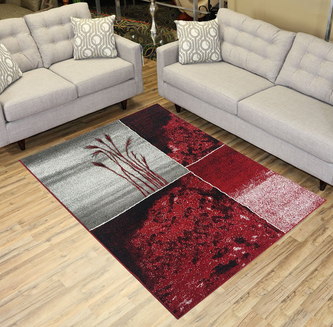 Red Barrel Studio Foral Design Power Loom Stair Resistant Area Rugs ...