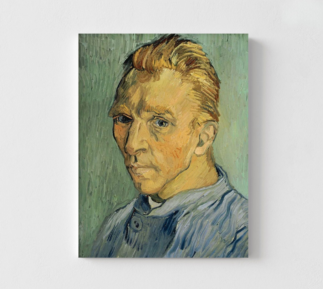 WeFrameArt Self Portrait Without Beard By Vincent Van Gogh, Van Gogh ...