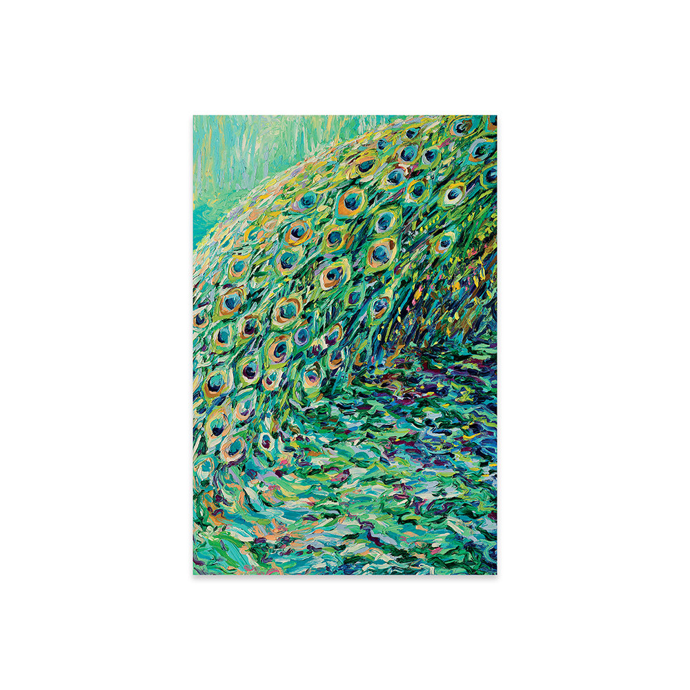 Bungalow Rose Peacock Diptych Panel I On Plastic / Acrylic by Iris ...