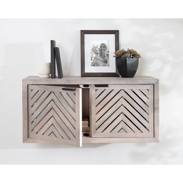 Gracie Oaks Valatie Mango Wood Accent Shelf & Reviews | Wayfair