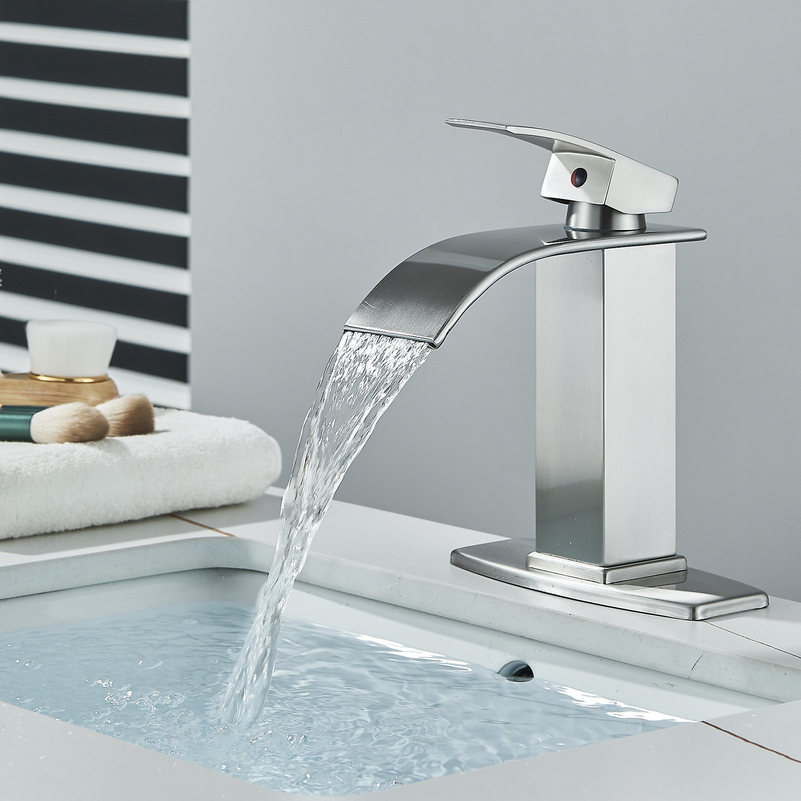 AlenArtWater Basin Sink Faucet Single-Handle Bathroom Faucet With Drain ...