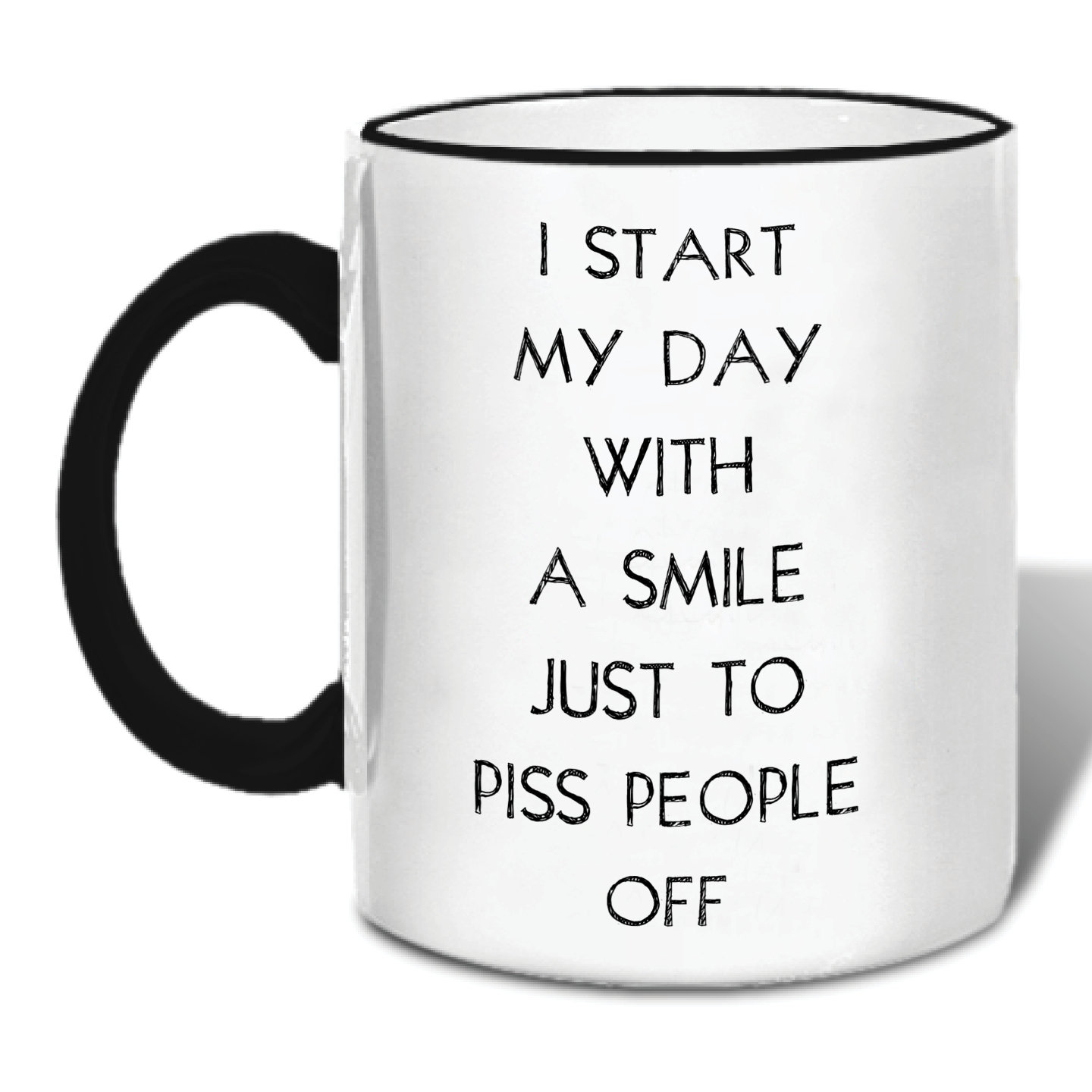 Latitude Run® Piss People Off Ceramic Mug Wayfair Canada