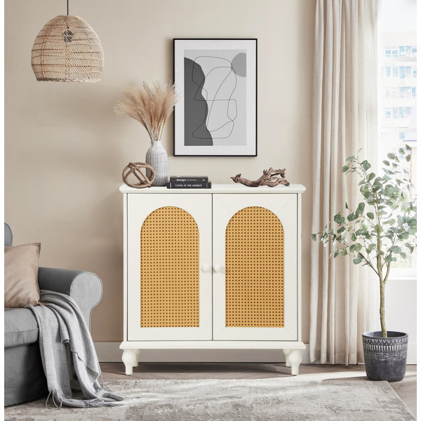 GZMWON Rattan Cabinet Rattan Sideboard Rattan Console Rattan Storage ...