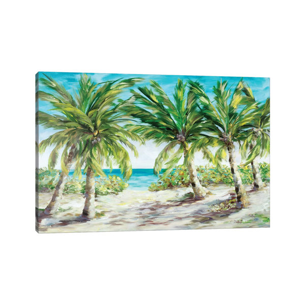 Bay Isle Home Palm Escape by Julie Derice - Wrapped Canvas Painting ...