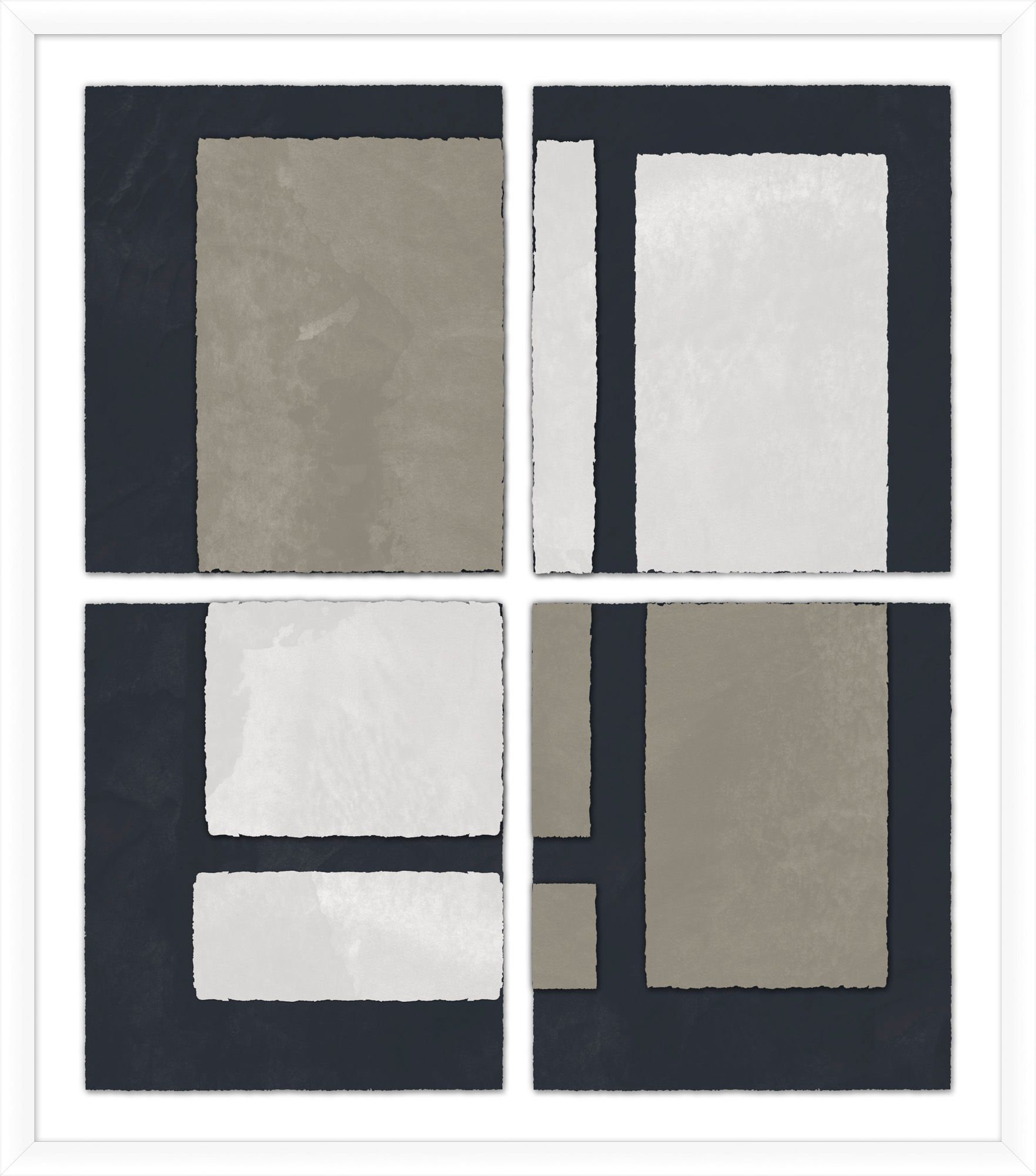 Wendover Art Group Neutral Symmetry 1 by Lillian August - Shadow Box ...