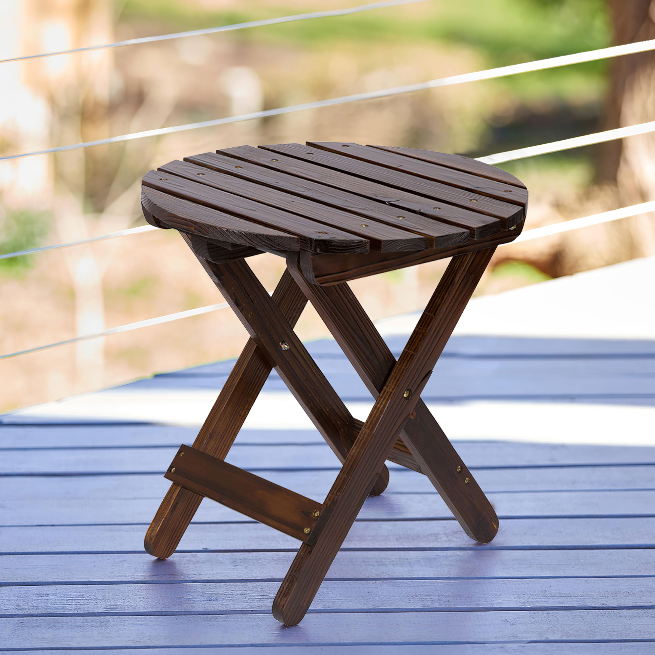 Lark Manor™ Charitha Round 19'' Outdoor Chat Table | Wayfair