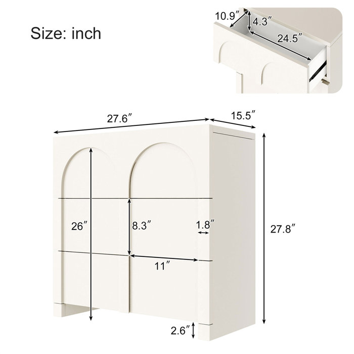 Latitude Run® 3 - Drawer Dresser | Wayfair