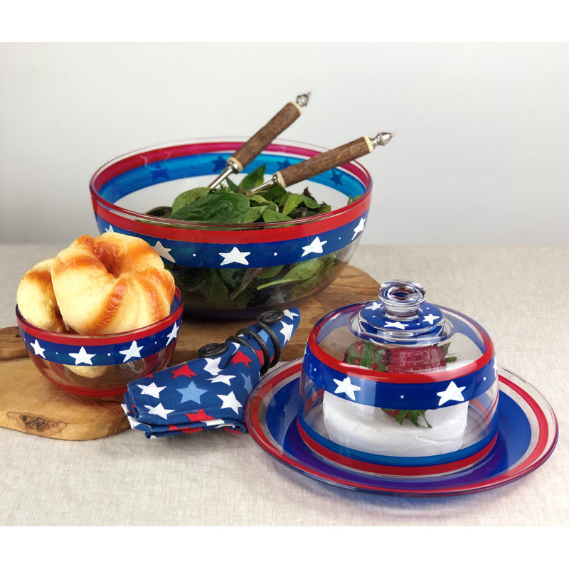 The Holiday Aisle® Patriotic Stars and Stripes 6" Bowl & Reviews | Wayfair