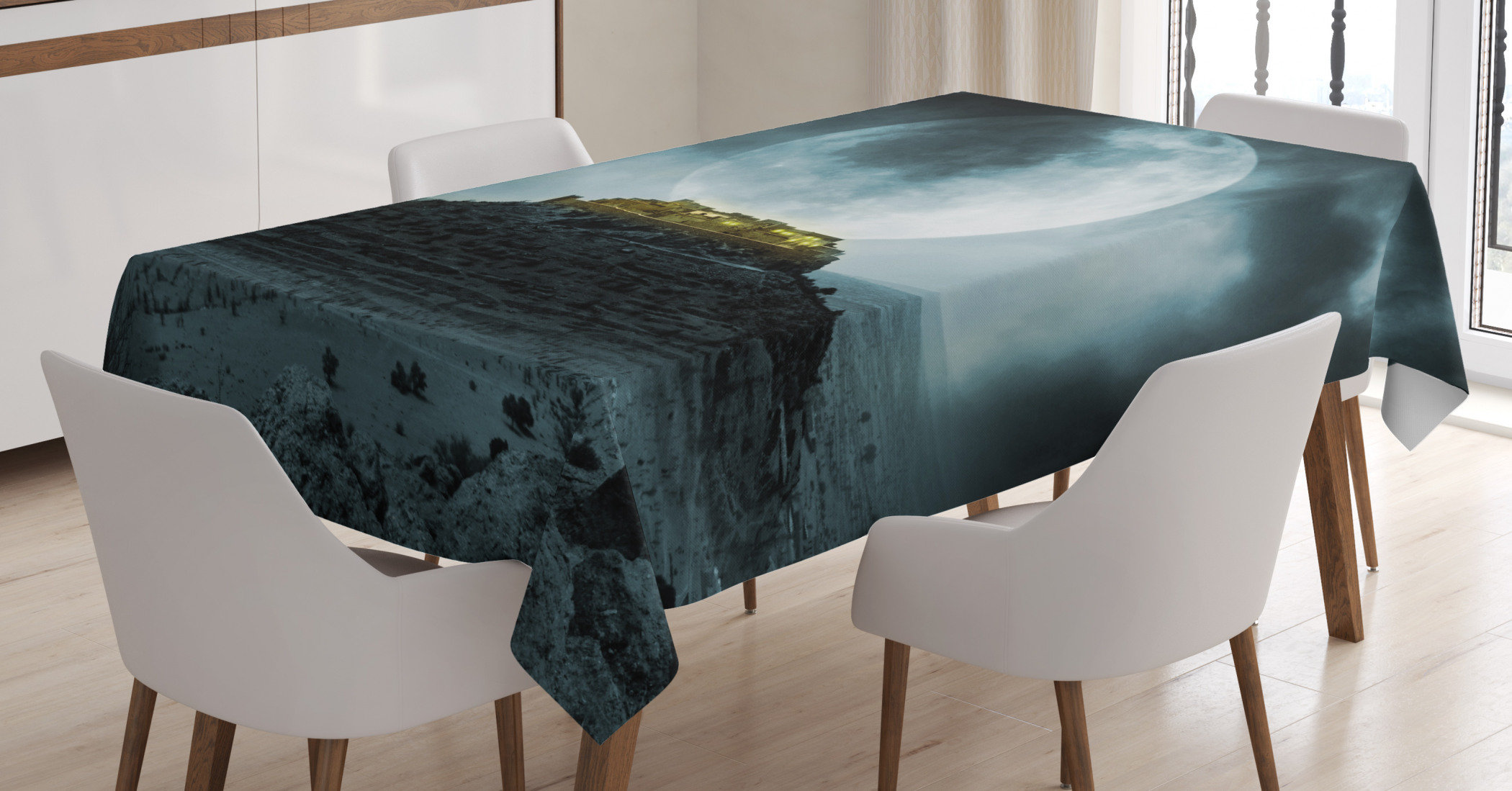 East Urban Home Night Sky Tablecloth | Wayfair