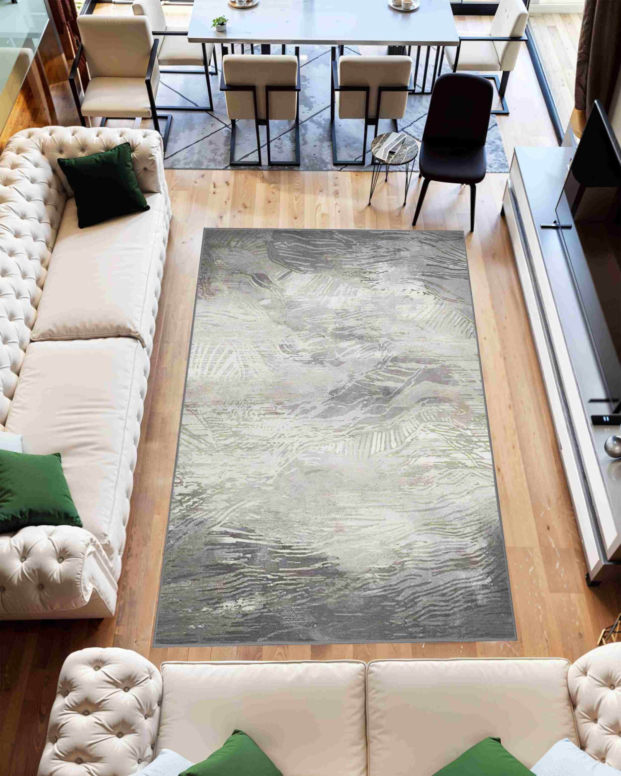 17 Stories Melnick Machine Washable Living Room Rug Design 7772 - 5X8 ...