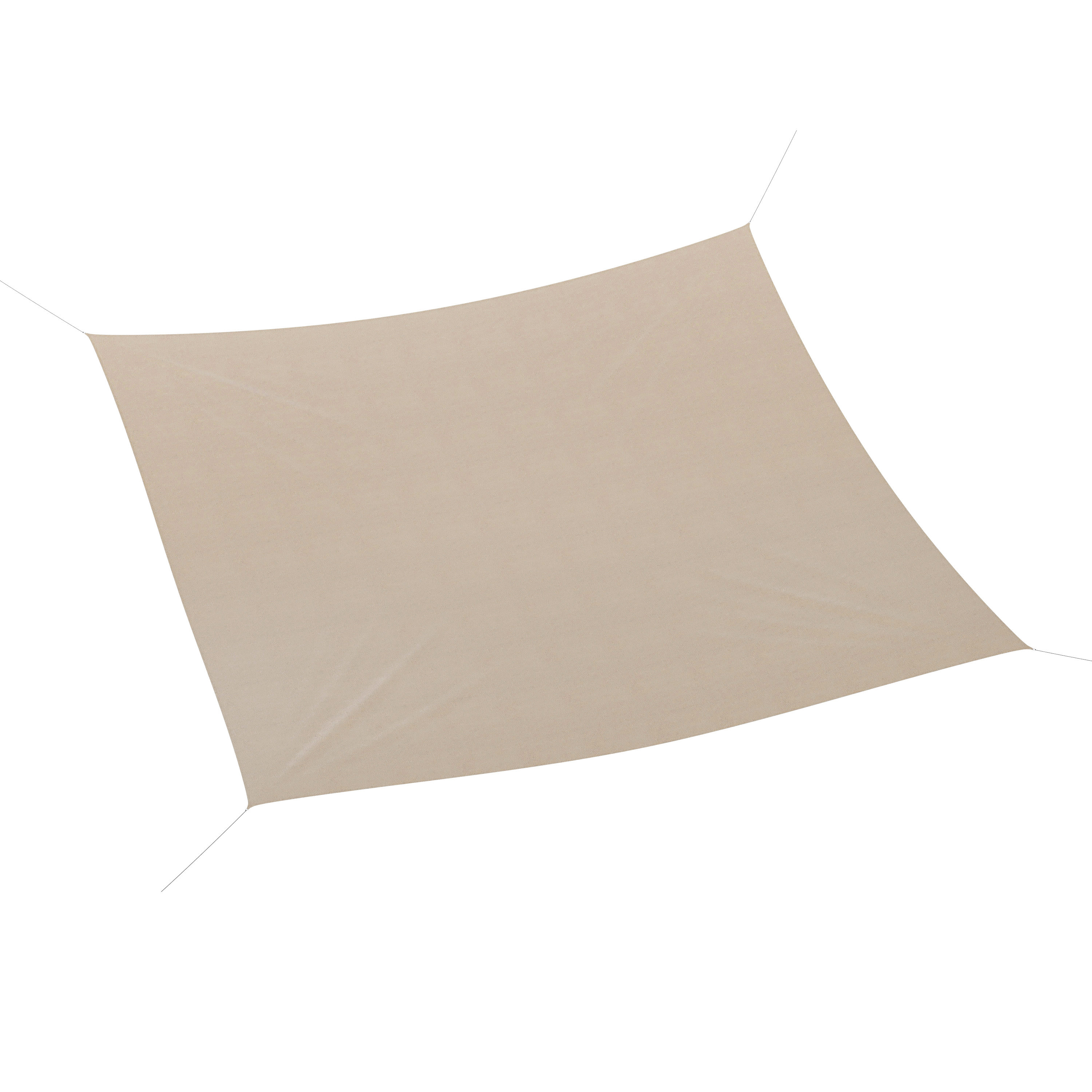 Flash Furniture Weather Resistant Sun Shade Canopy with Included Nylon ...