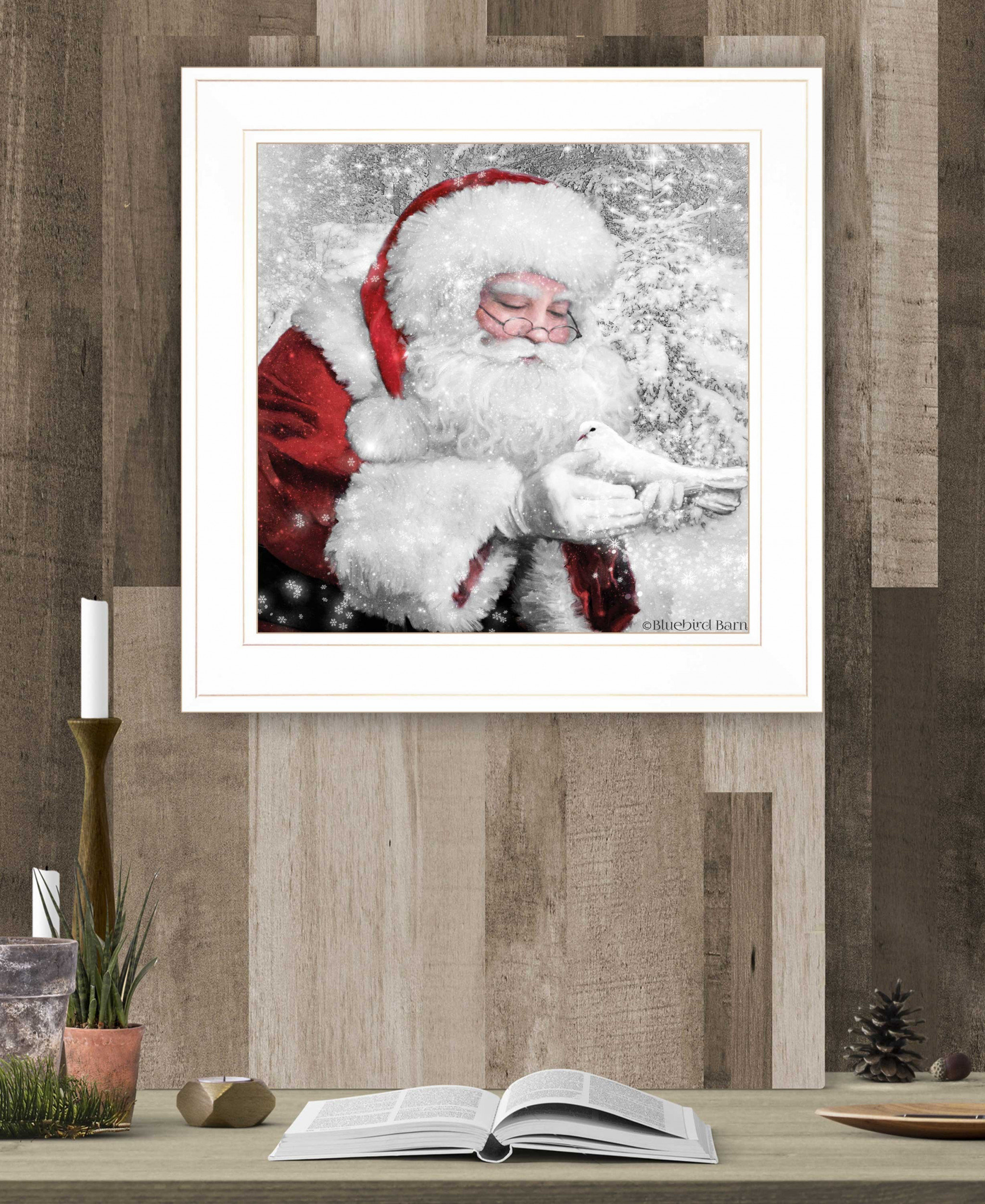 The Holiday Aisle® Santas Little Friends 2 Framed Print Wall Art | Wayfair
