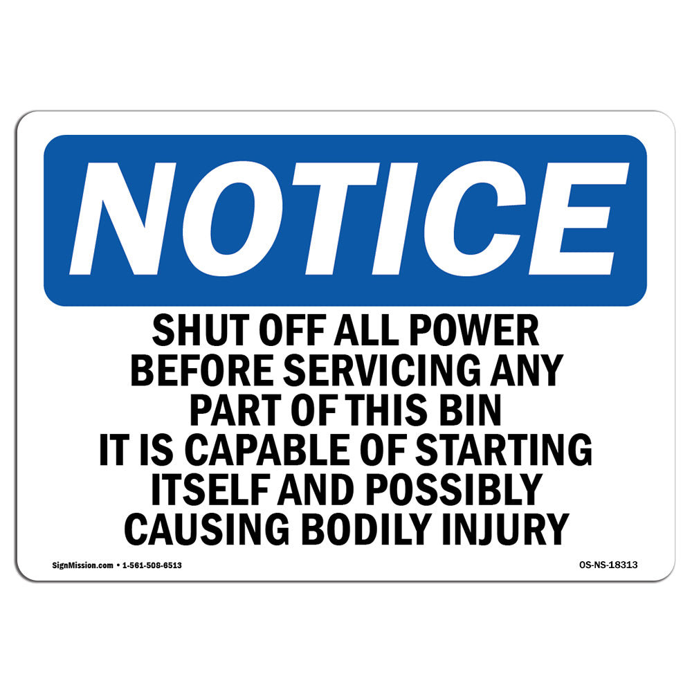 SignMission Shut off All Power Before Servicing Any Sign | Wayfair