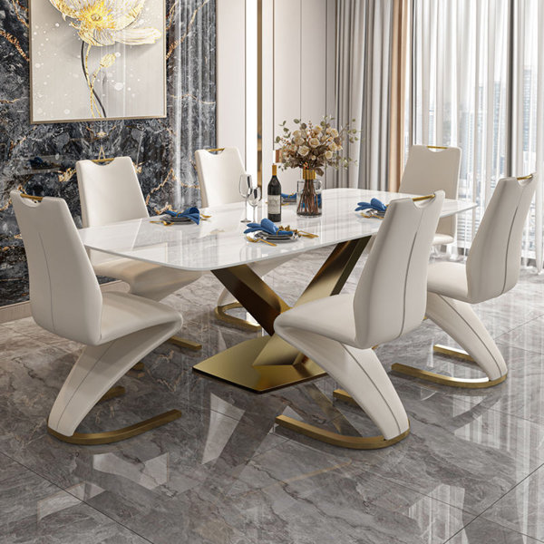 Everly Quinn Yonaton Pedestal Dining Set - Wayfair Canada