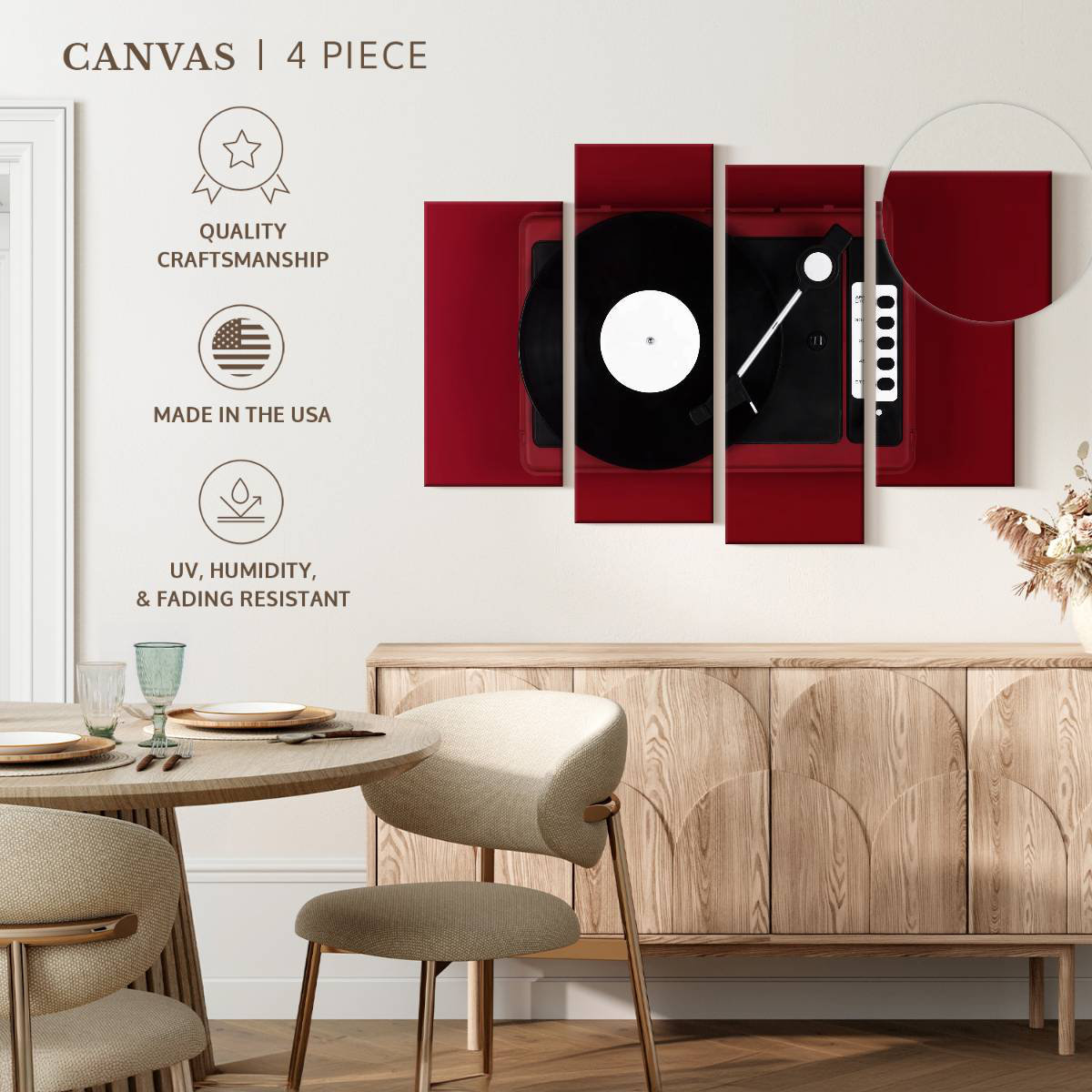 Elephant Stock Red Turntable | Wayfair