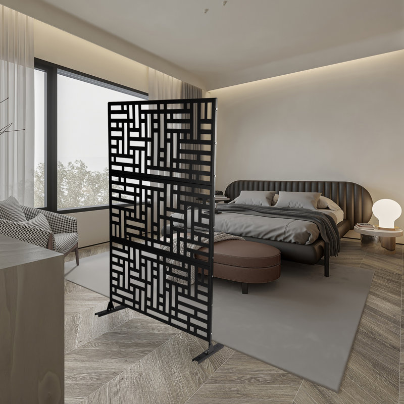 FRONG Free Standing Privacy Screen & Reviews | Wayfair