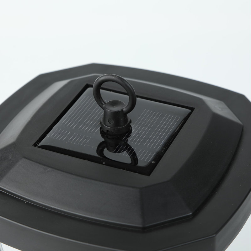 Luxen Home 4x4 Black Plastic Glass Lens Solar Post Cap Light & Reviews ...