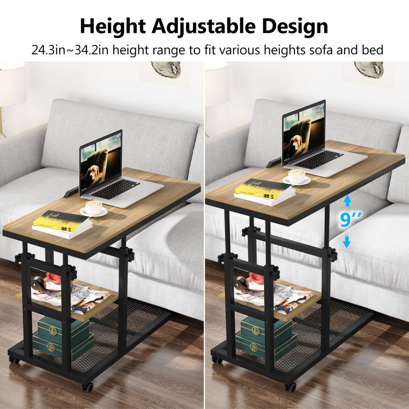 17 Stories Height Adjustable C Table & Reviews | Wayfair