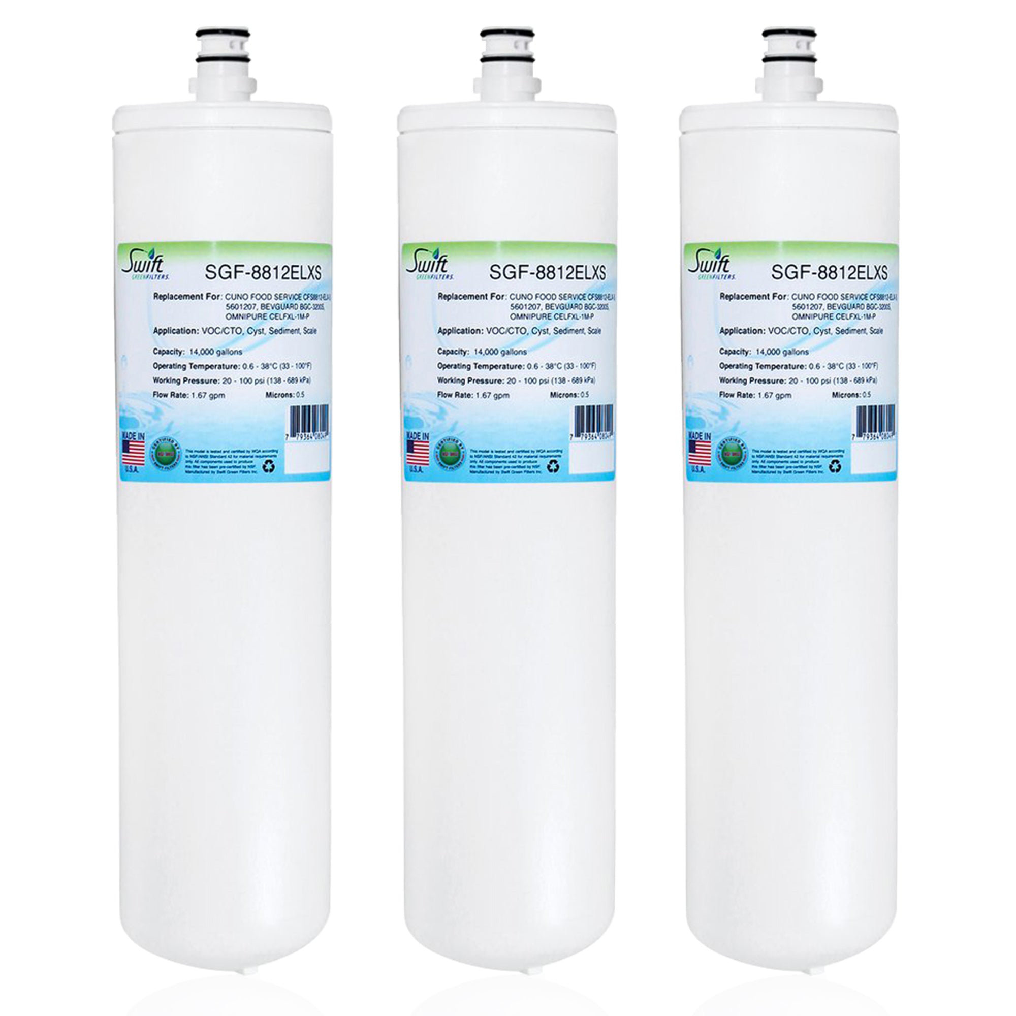 Swift Green Filters SGF-8812ELXS Compatible Commercial Water Filter for ...