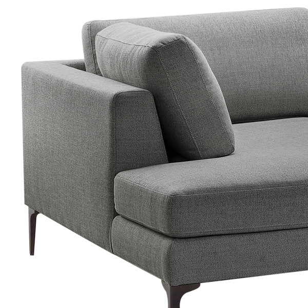Mercury Row® Defeo 4 - Piece Upholstered Sectional | Wayfair