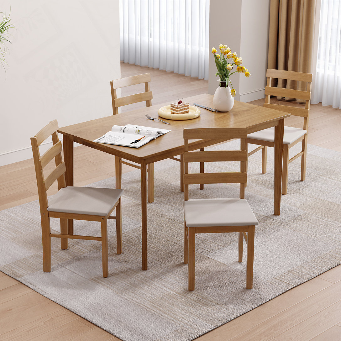 Ophelia & Co. 5 Piece Table Set for 4 Person | Wayfair