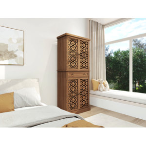 Bungalow Rose 4 Door Cabinet With 1 Drawer | Wayfair