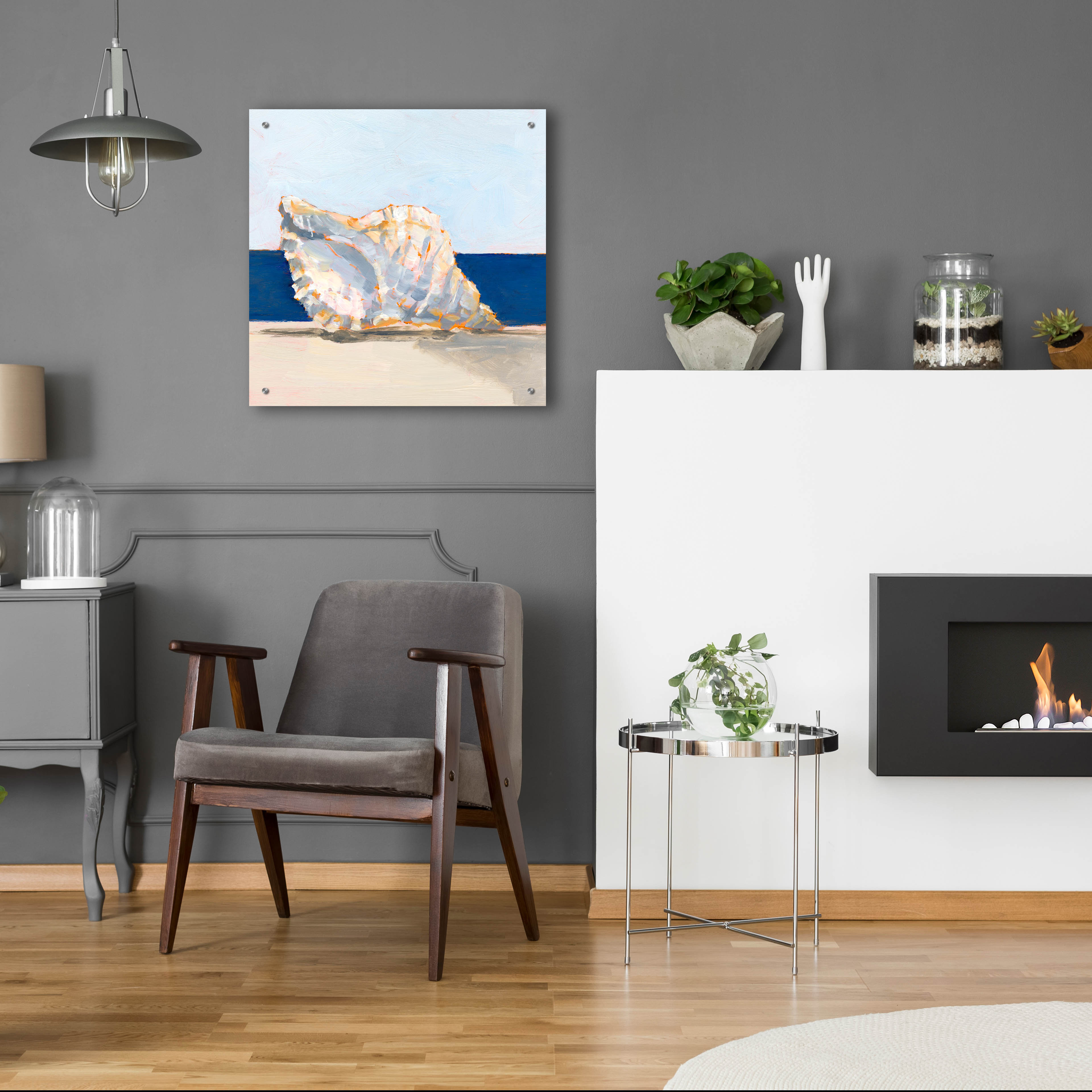 Beachcrest Home™ 'Shell By The Shore 3' by Ethan Harper Acrylic Glass ...