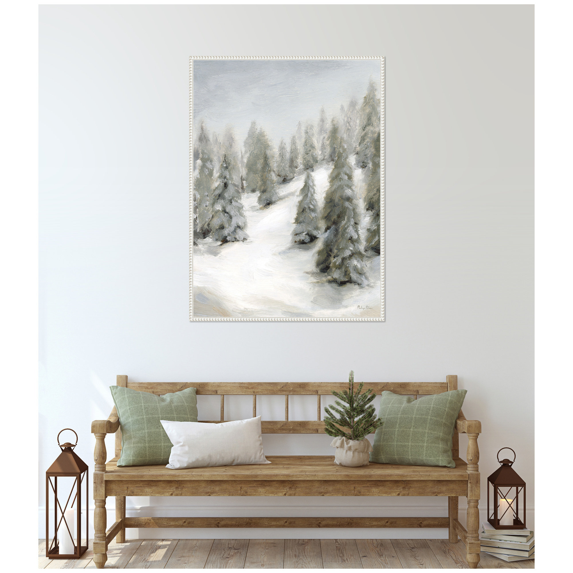 Lark Manor™ Evergreen Hills by Mackenzie Nelson Framed Canvas Wall Art ...