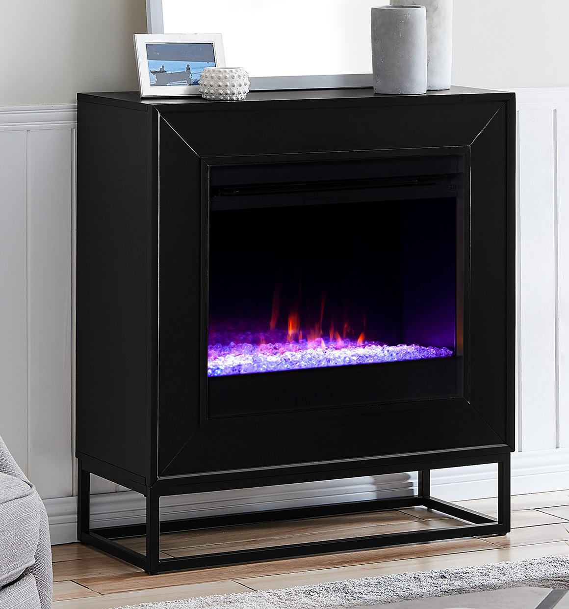 Ebern Designs Holly & Martin Frescan Sleek Color Changing Electric ...