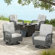 Latitude Run® Tucci 5 Piece Multiple Chairs Seating Group with Cushions ...