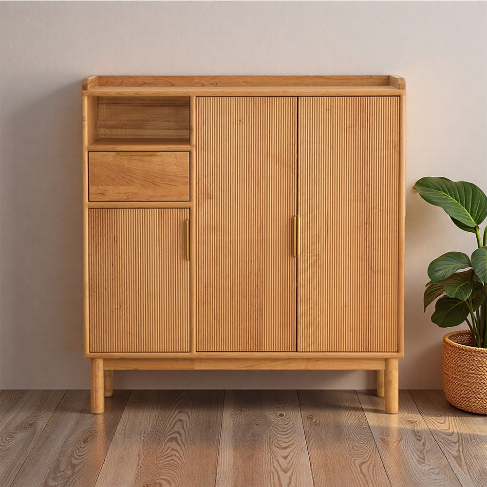Canora Grey Japanese style minimalist storage shoe cabinet | Wayfair