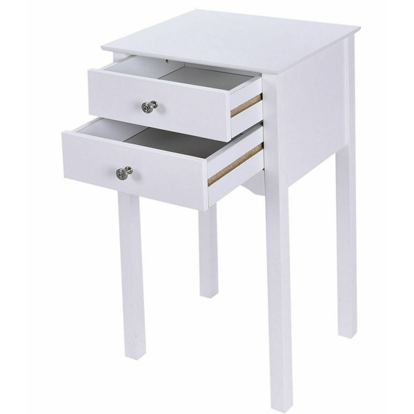 August Grove® Volz Manufactured Wood Nightstand & Reviews | Wayfair