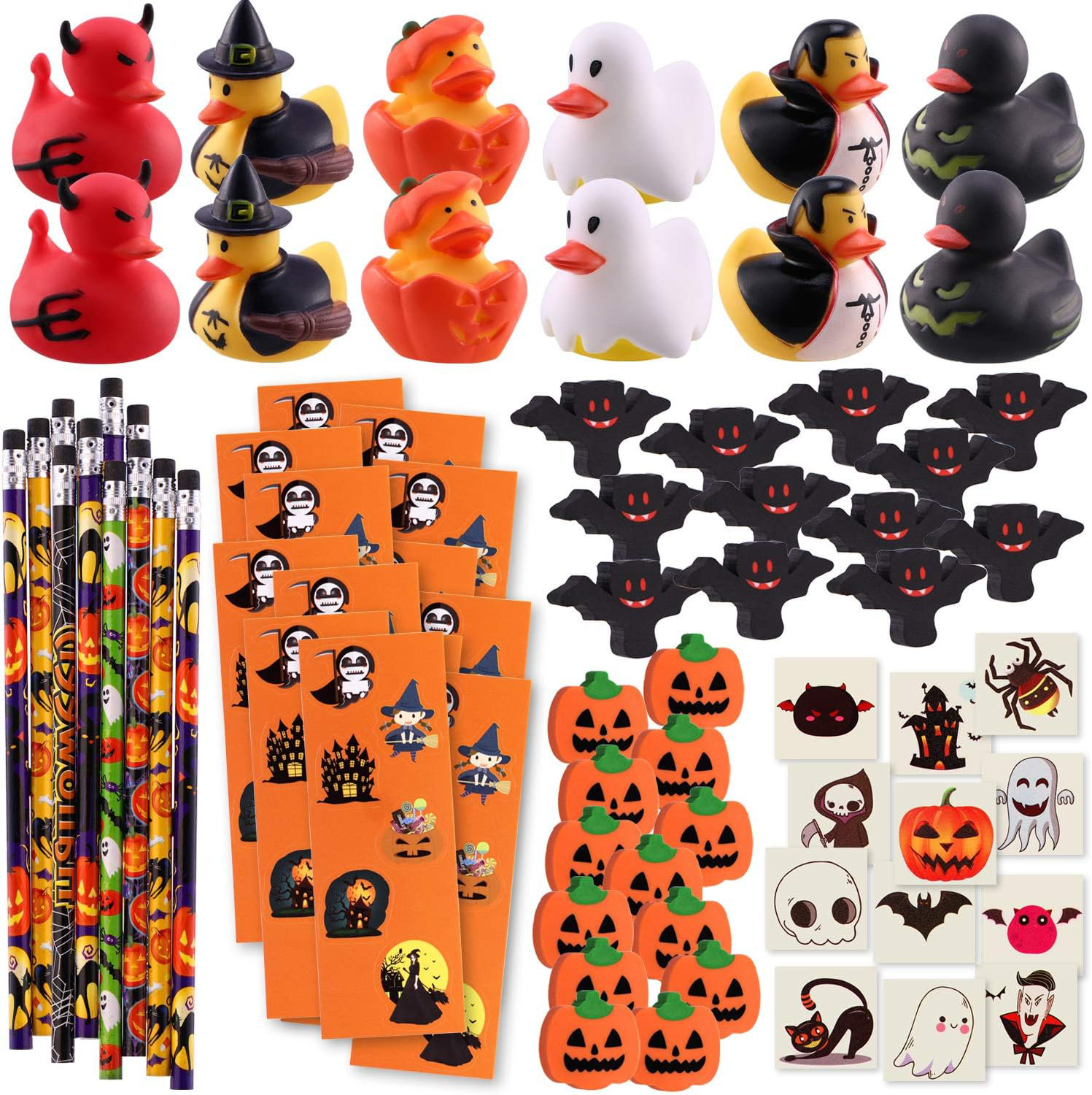 The Holiday Aisle® 156 Piece Halloween Party Favor Toy Set | 72 ...