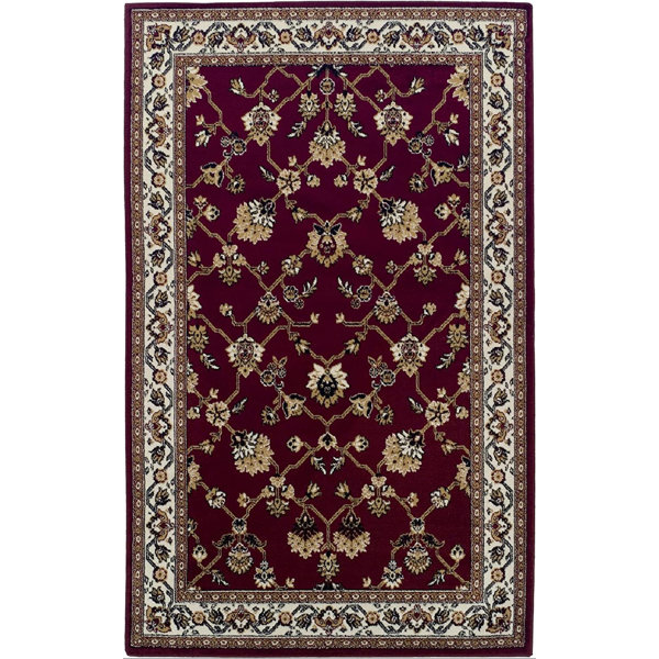 Alcott Hill® Alexsys Performance Red Rug | Wayfair
