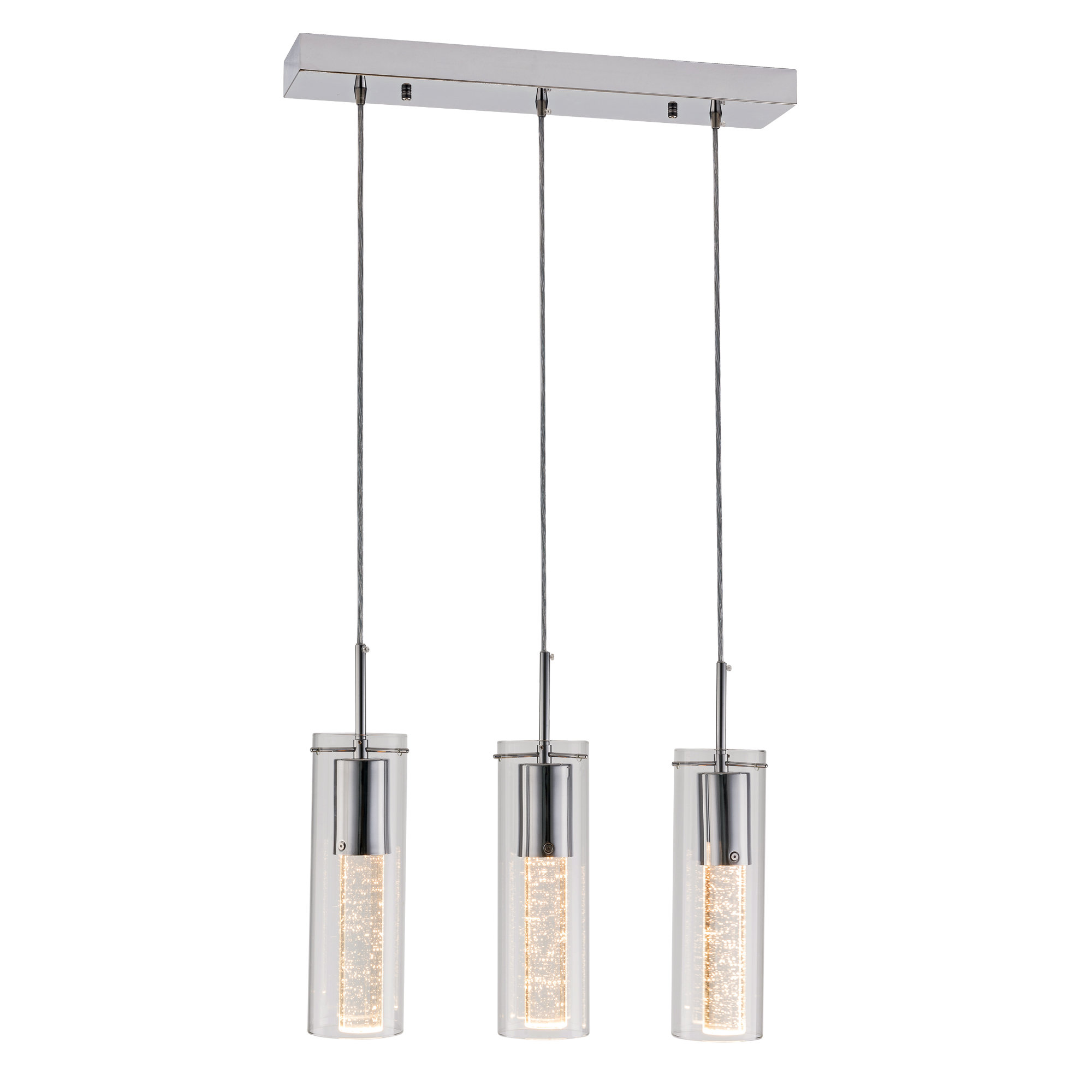 SIMPOL HOME Modern Pendant Lighting with Chromed Finished, Chandeliers ...