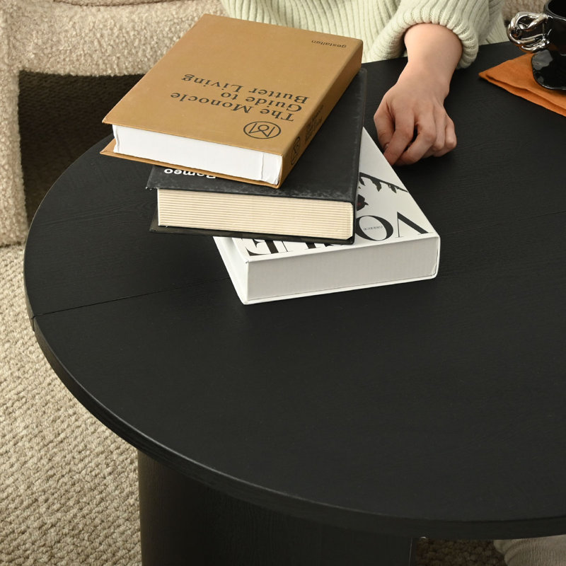 Latitude Run® Selik 51" Large Oval Coffee Table & Reviews | Wayfair