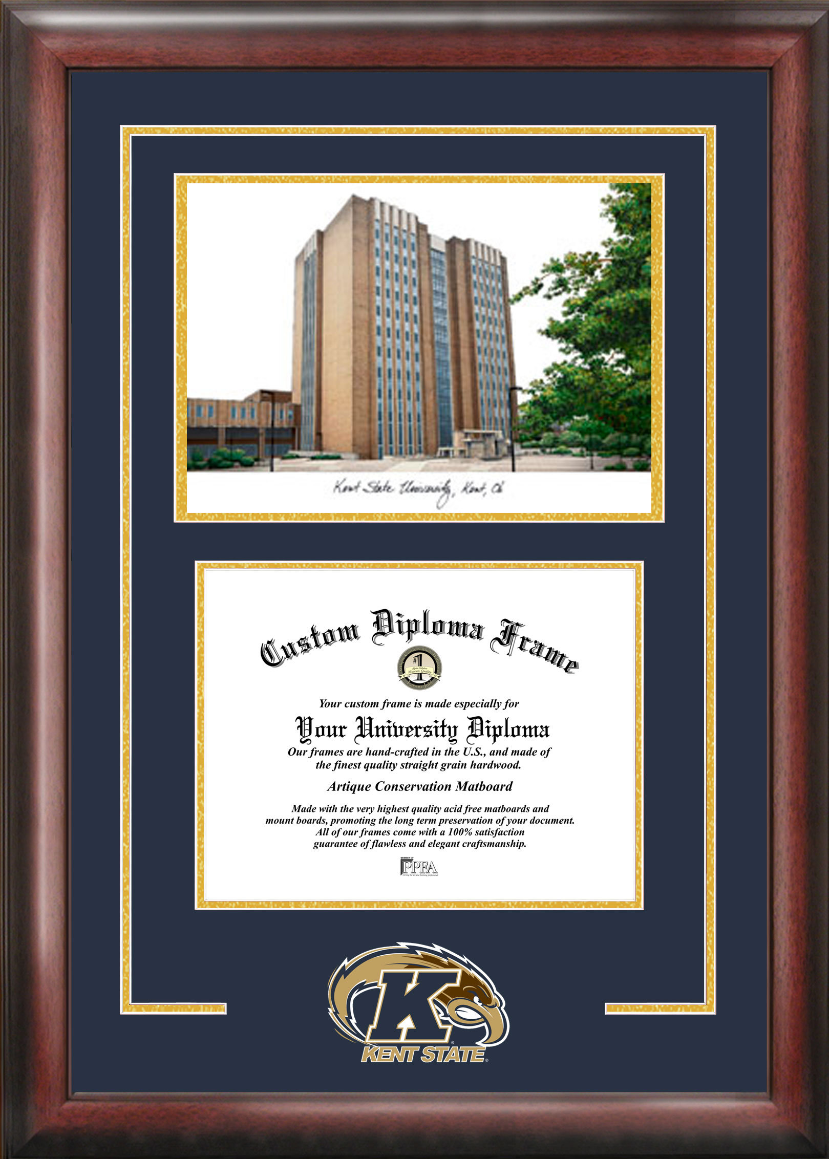 Patriot Frames NCAA Bowling Green State Falcons Spirit Graduate Diploma ...