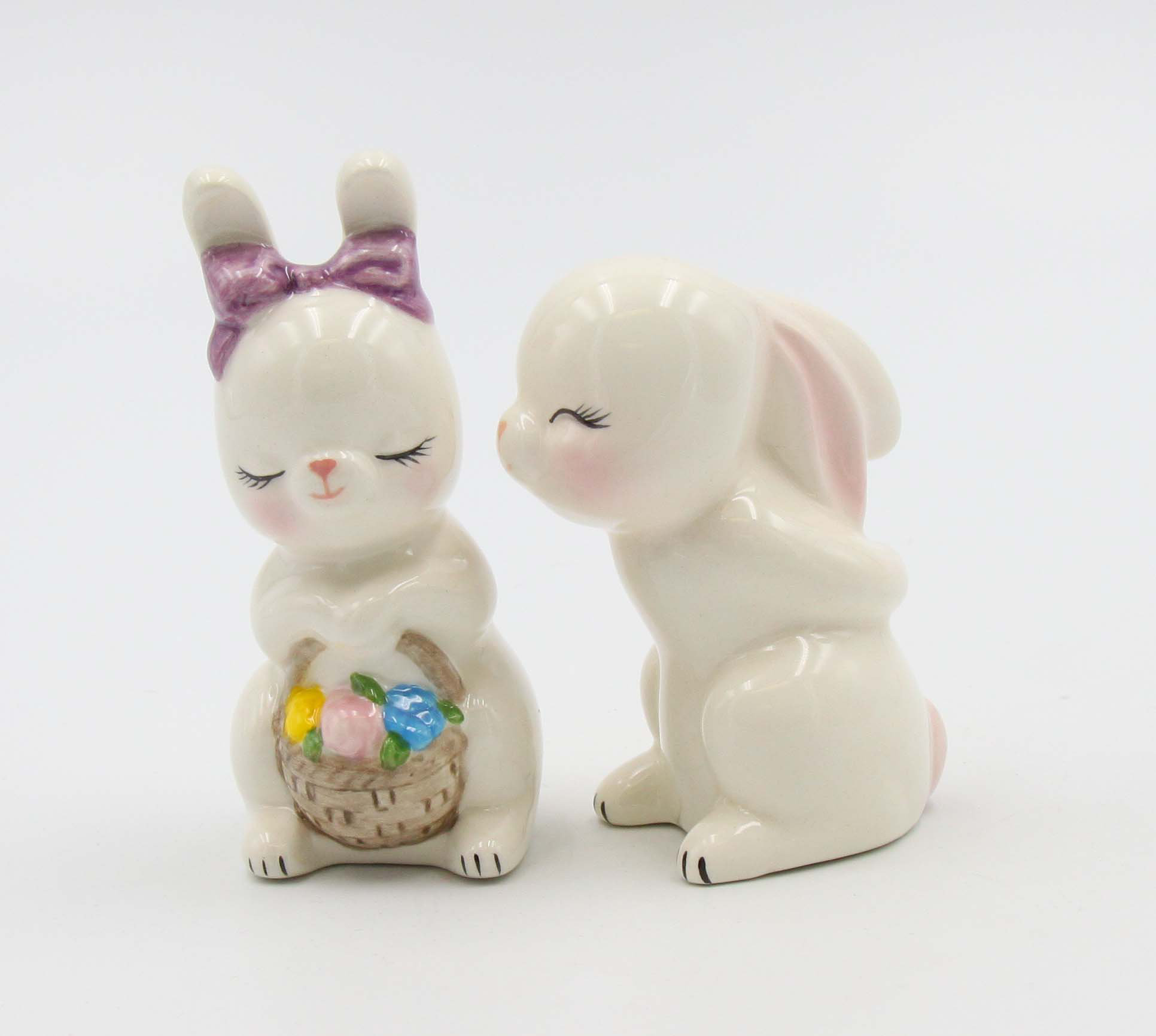 Cosmos Gifts Kissing Rabbit Salt and Pepper Shaker Set & Reviews | Wayfair