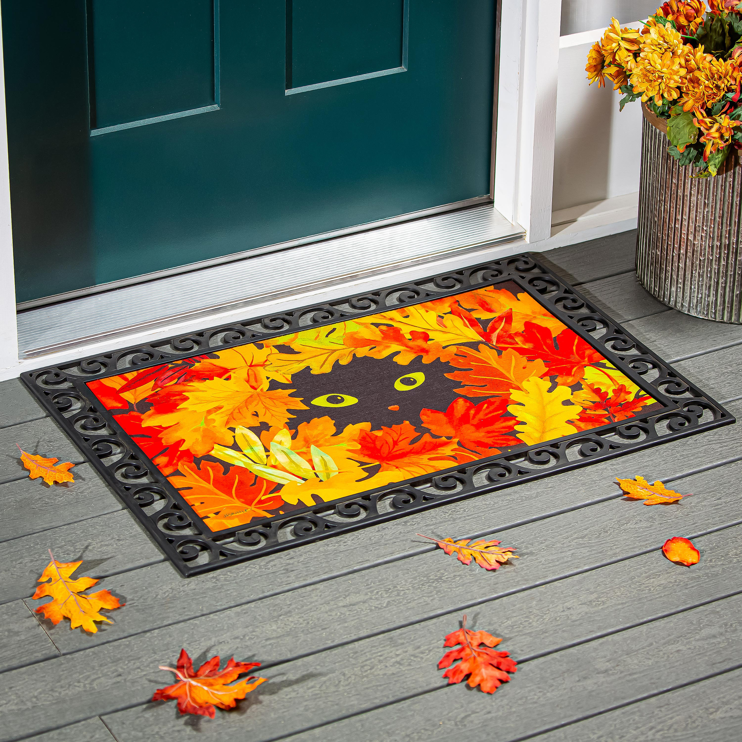 Ophelia & Co. Peekaboo Cat Sassafras Estate Mat | Wayfair