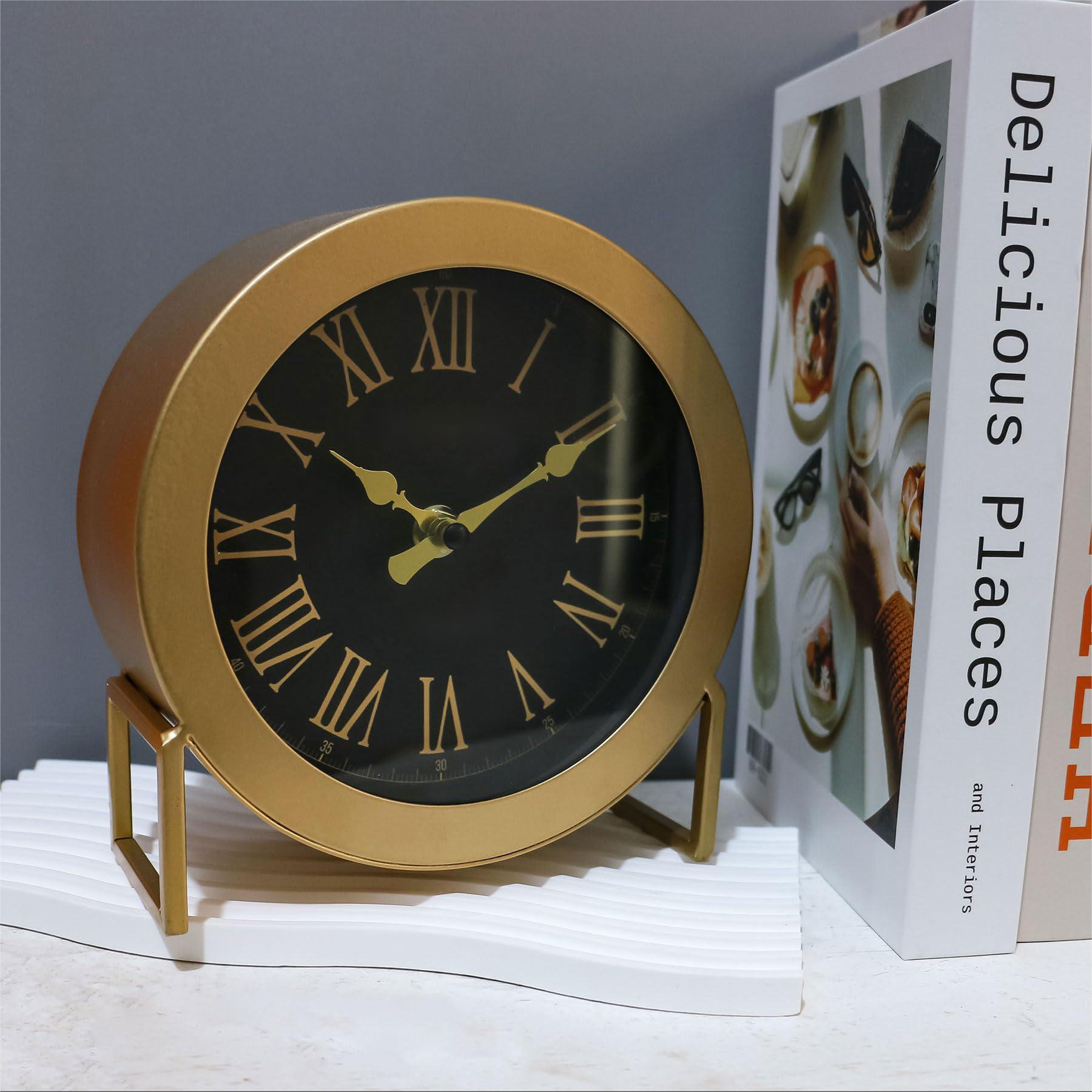 George Oliver Vintage Desk Clock, Digital Clock,Shelf Desk Top Clock ...