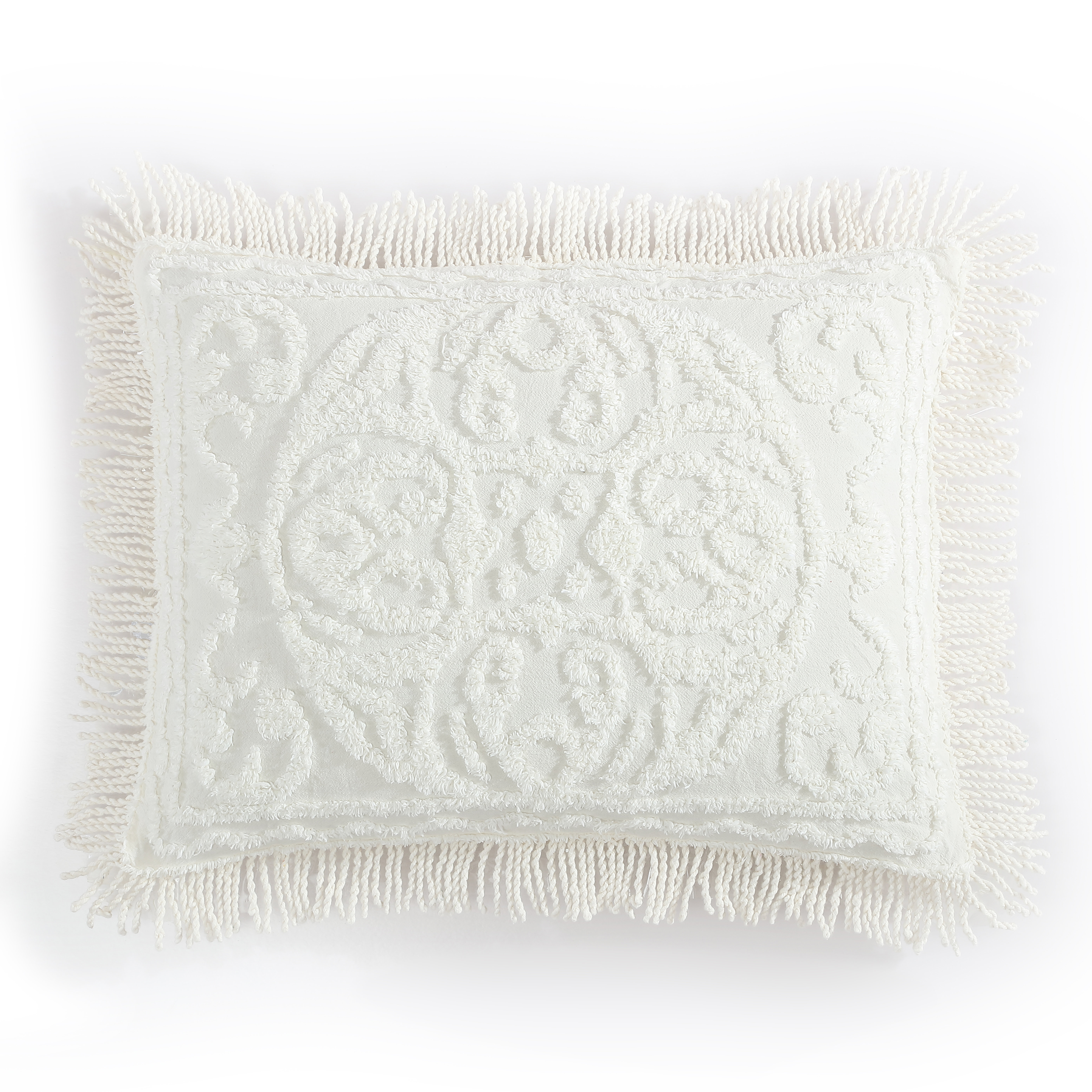 Beatrice Home Fashions Medallion Chenille Sham & Reviews | Wayfair