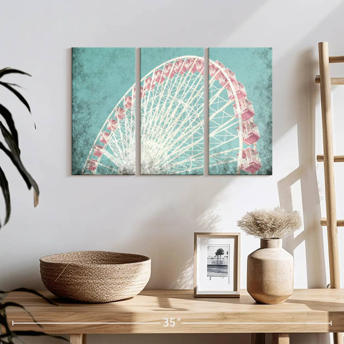 Bungalow Rose Kerner Coral Ferris Wheel | Wayfair